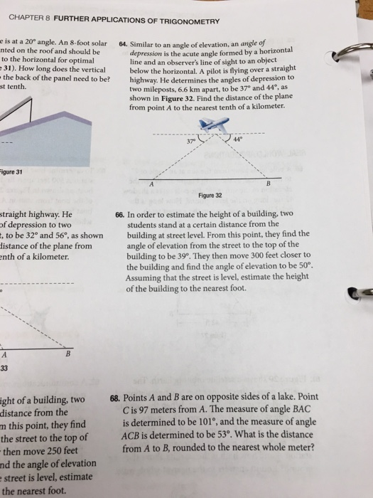 Solved CHAPTER 8 FURTHER APPLICATIONS OF TRIGONOMETRY e is | Chegg.com