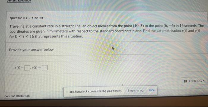 Solved Traveling at a constant rate in a straight line, an | Chegg.com