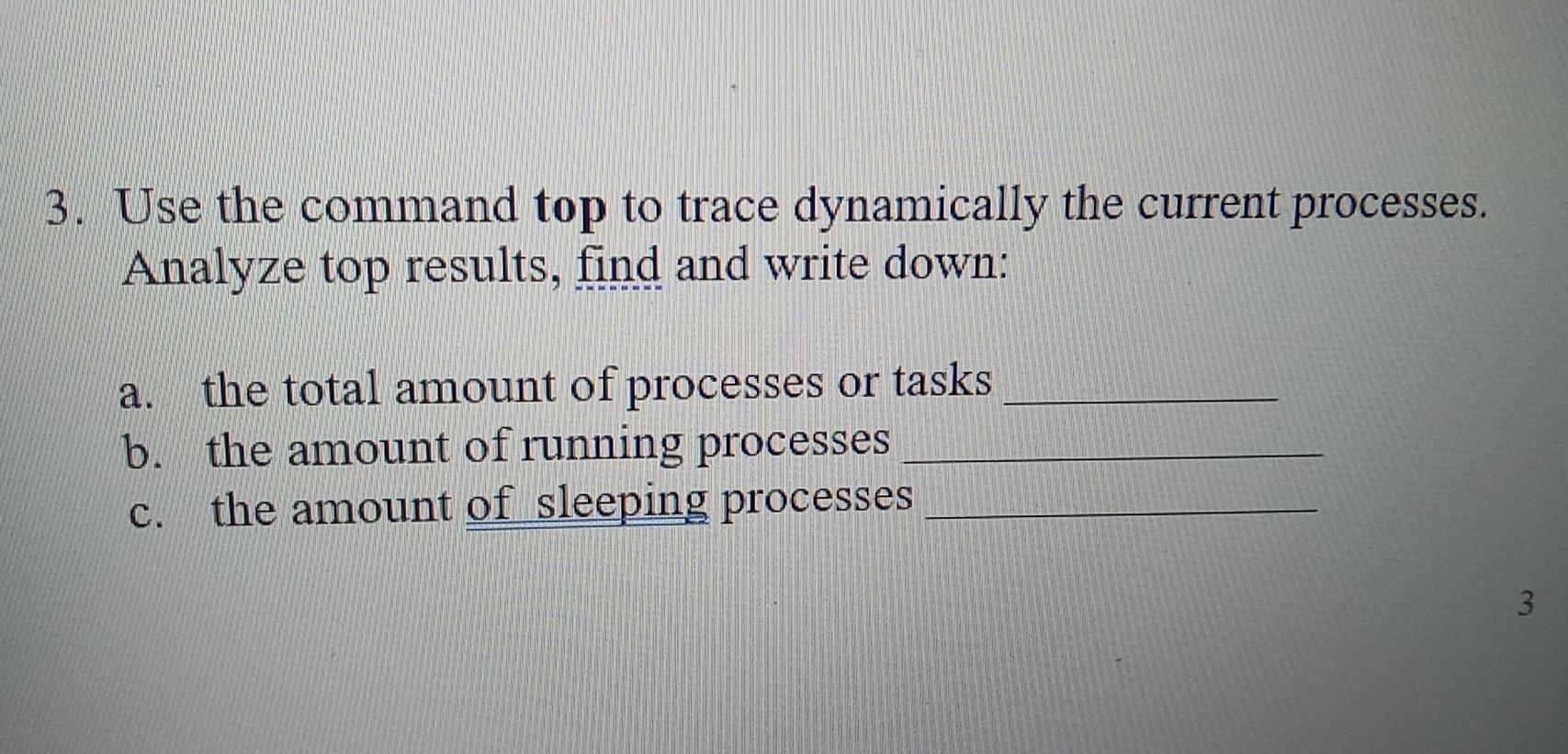 Solved Part 1A: Unix/Linux commands to manage processes /10 | Chegg.com Solved Part 1A: Unix/Linux commands to manage processes /10 | Chegg.com