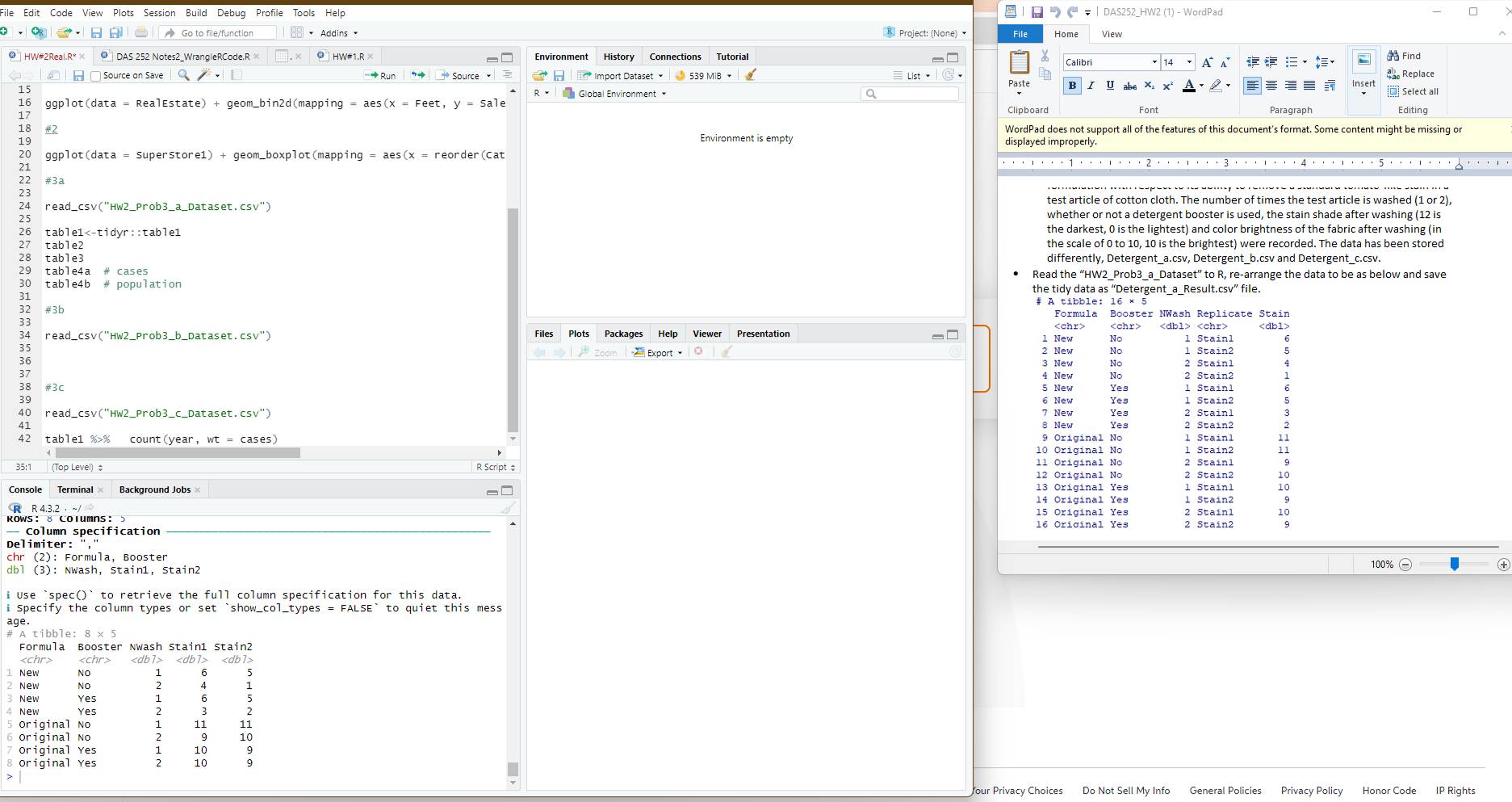 The question asks to read in the csv file and display | Chegg.com
