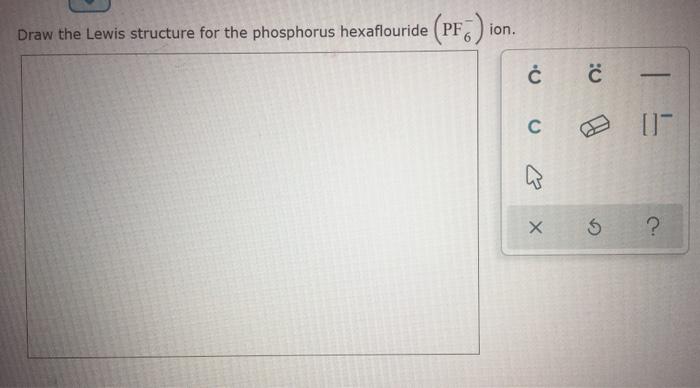 Solved Draw the Lewis structure for the phosphorus | Chegg.com