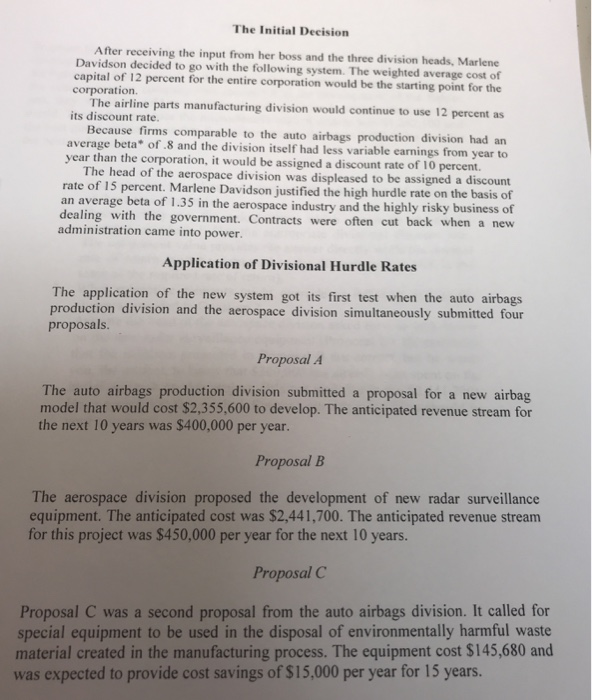 CASE 17 Galaxy Systems, Inc. As the three division | Chegg.com