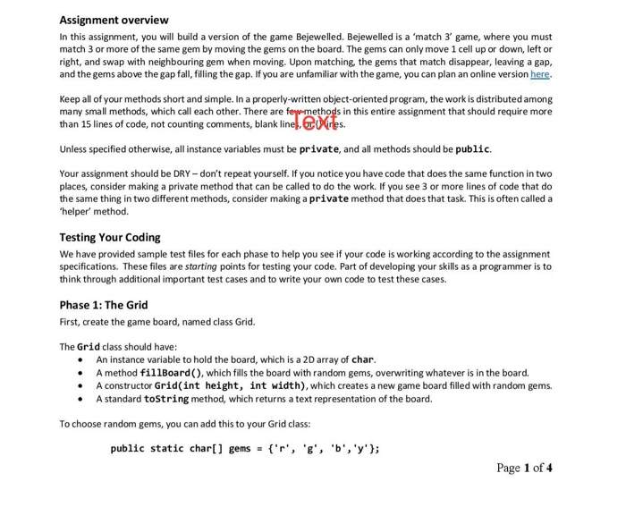 Solved Assignment overview In this assignment, you will | Chegg.com