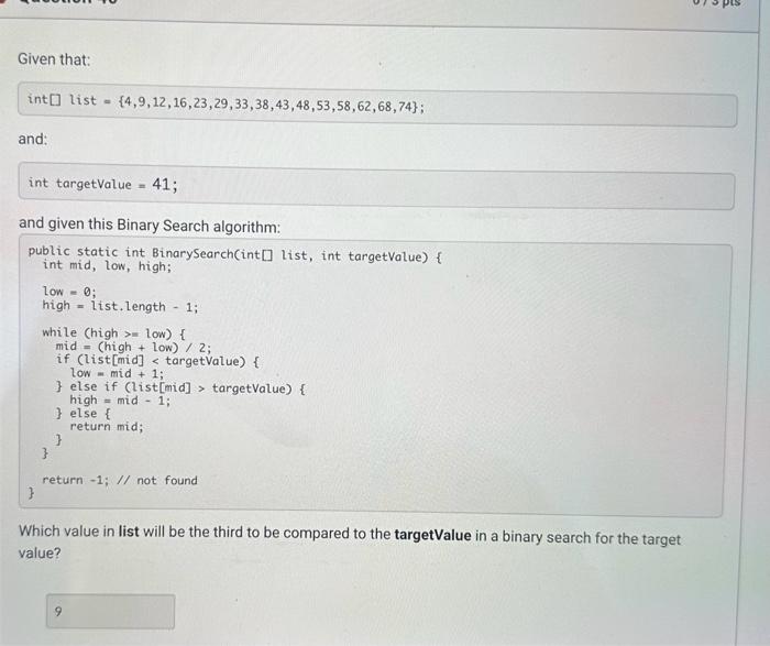 Solved Given the following int (integer) variables, | Chegg.com