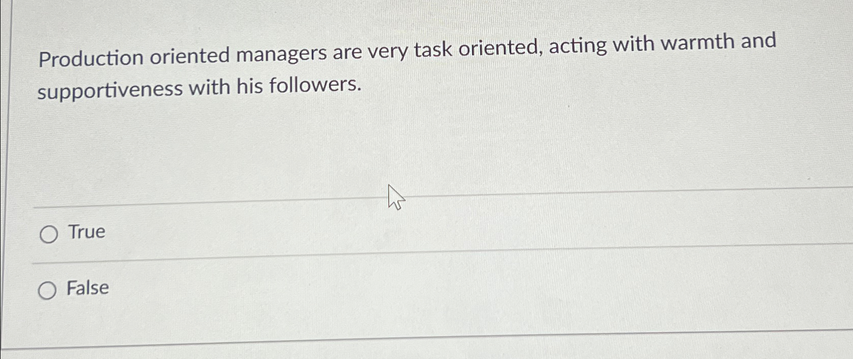 Solved Production oriented managers are very task oriented, | Chegg.com