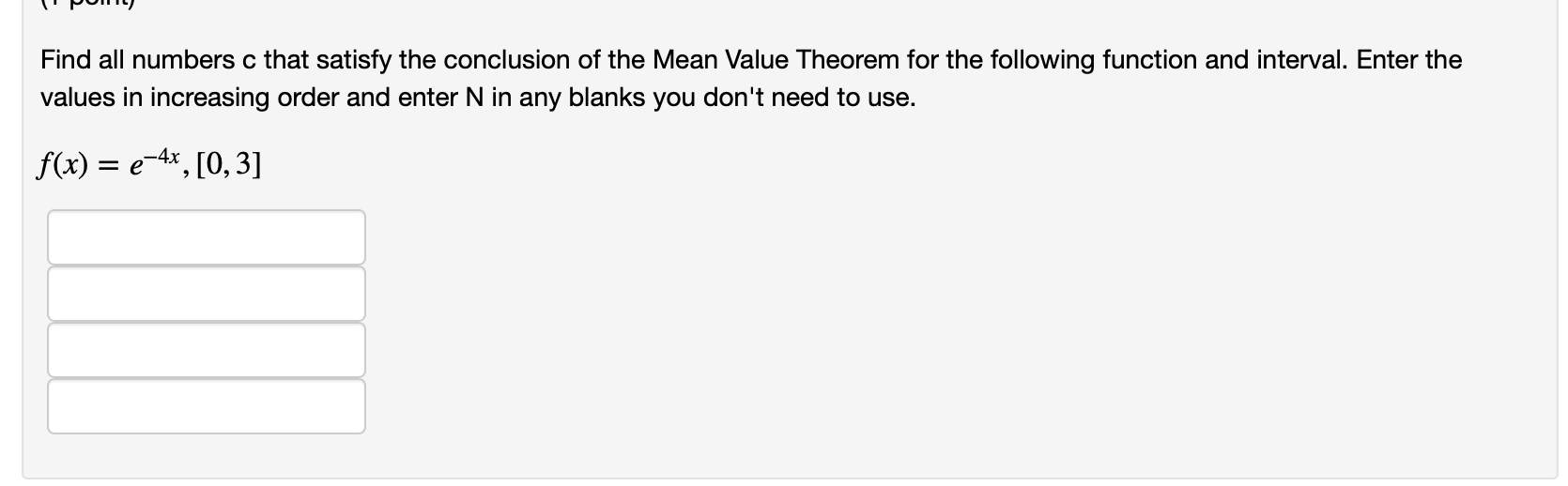 Solved Find all numbers c ﻿that satisfy the conclusion of | Chegg.com
