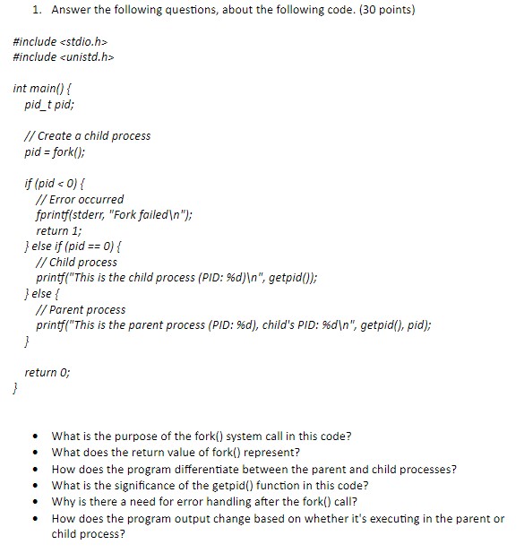 Solved Q1 ﻿Answer the following questions, about the | Chegg.com