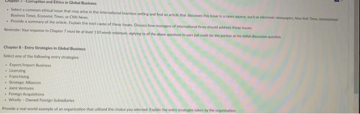 flumess Tieves, fronomic Timesh or CNN Newer. Chapter | Chegg.com