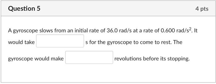 Solved An Object Accelerates From Rest To 360 Rpm Rotation
