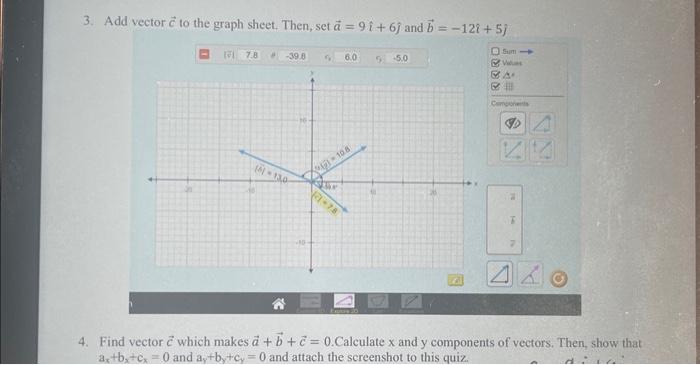 We will use the Vector Addition simulation. Click to | Chegg.com