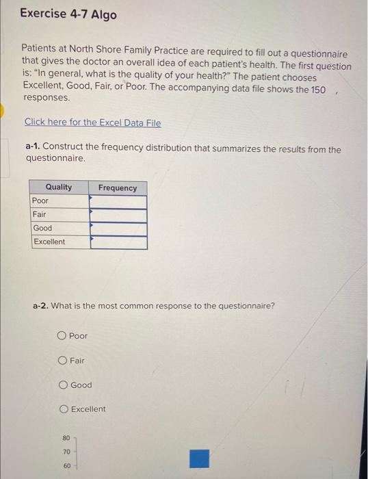 Solved Patients at North Shore Family Practice are required | Chegg.com