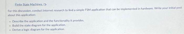 Solved For this discussion, conduct internet research to | Chegg.com