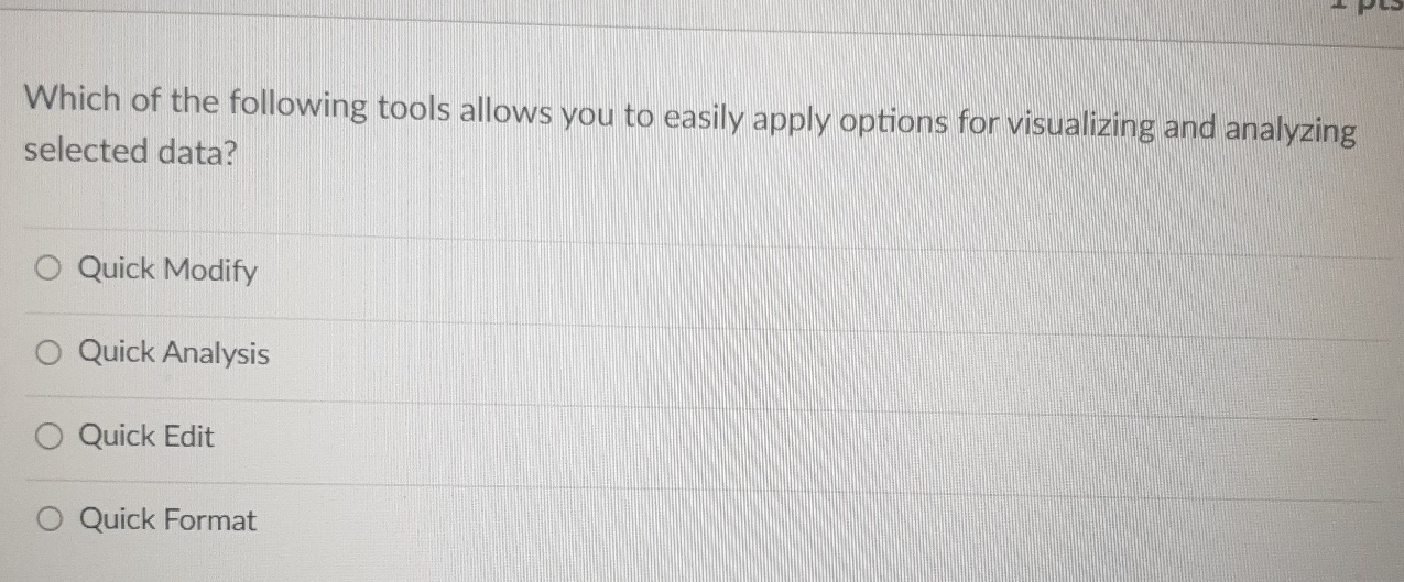 Solved Which of the following tools allows you to easily | Chegg.com Solved Which of the following tools allows you to easily | Chegg.com