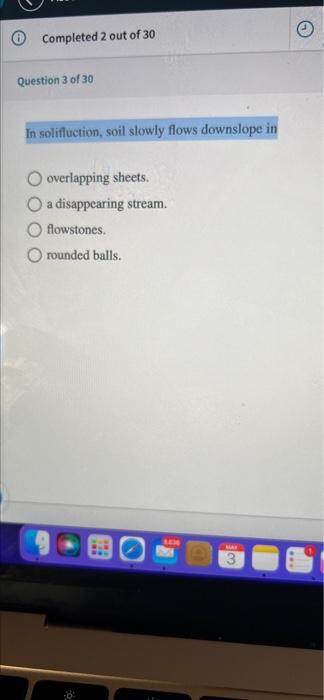 Solved Completed 2 out of 30 Question 3 of 30 In | Chegg.com