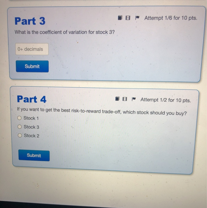 Solved Intro Calculate the coefficients of variation for the | Chegg.com