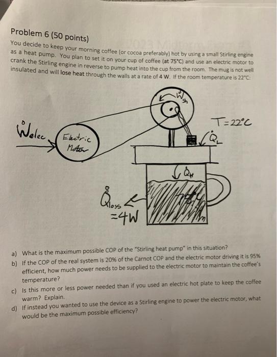 Solved Problem 6 (50 points) You decide to keep your morning | Chegg.com