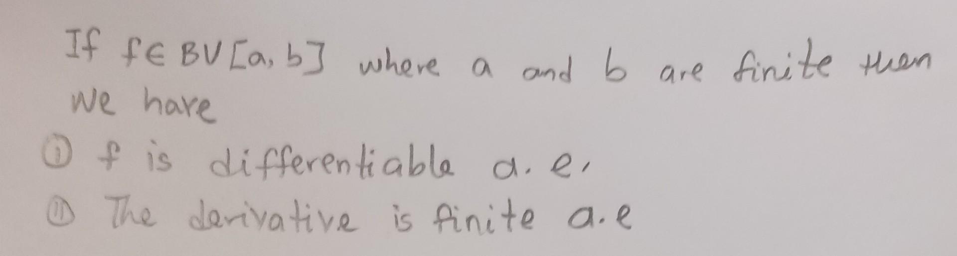 Solved Prove the Lebasque's differentiation theorem Let the | Chegg.com