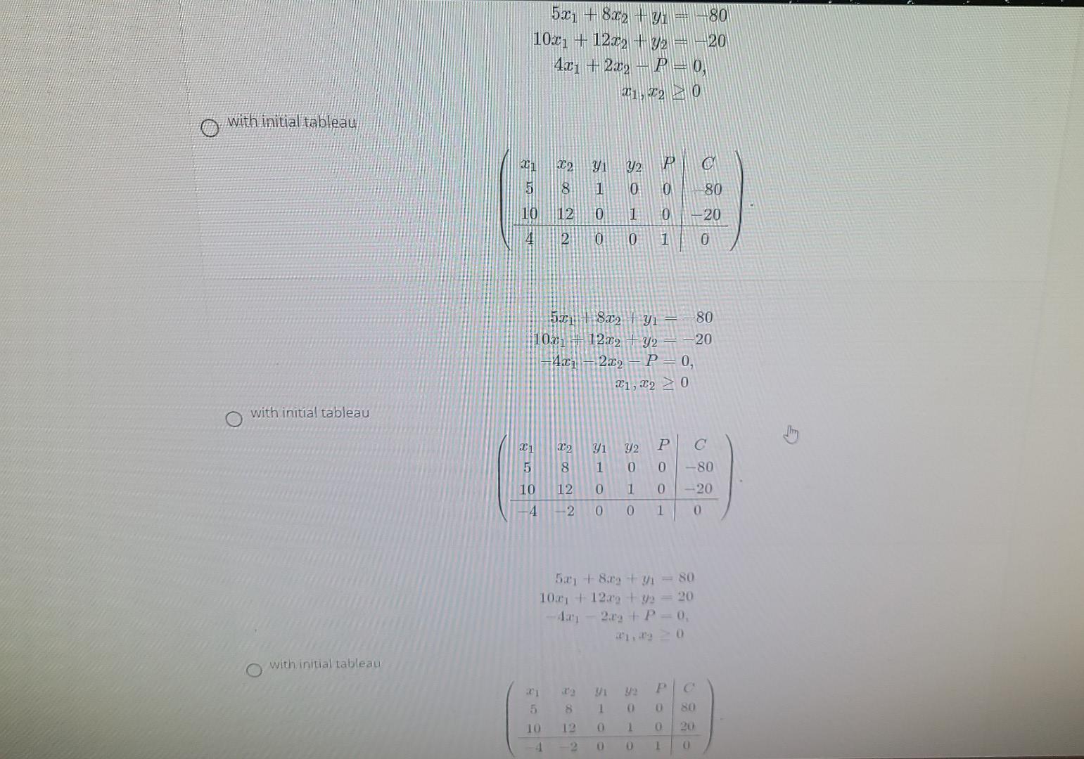 Solved Question Rewrite the following linear programming | Chegg.com