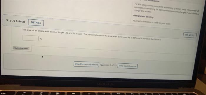 Solved Assignment Scoring 3. [−15 Points ] DETAILS | Chegg.com