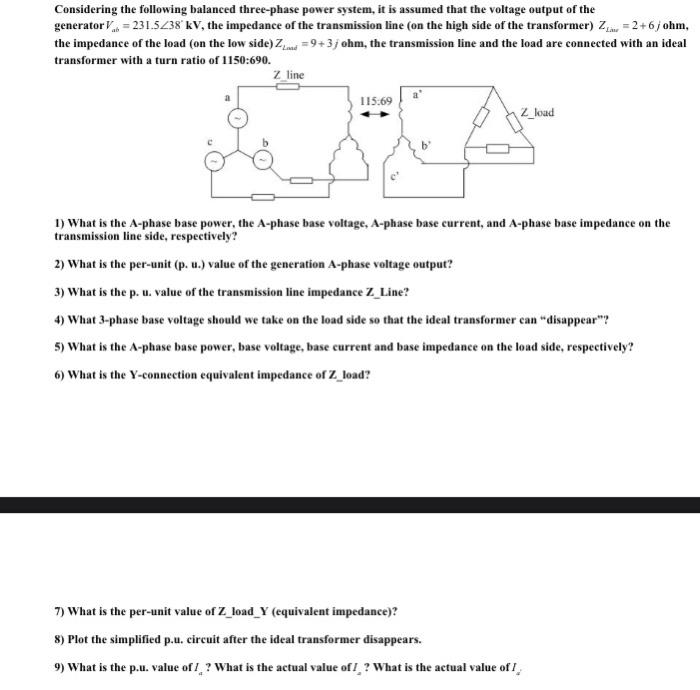 Solved 8) Plot the simplified p.u. circuit after the ideal | Chegg.com