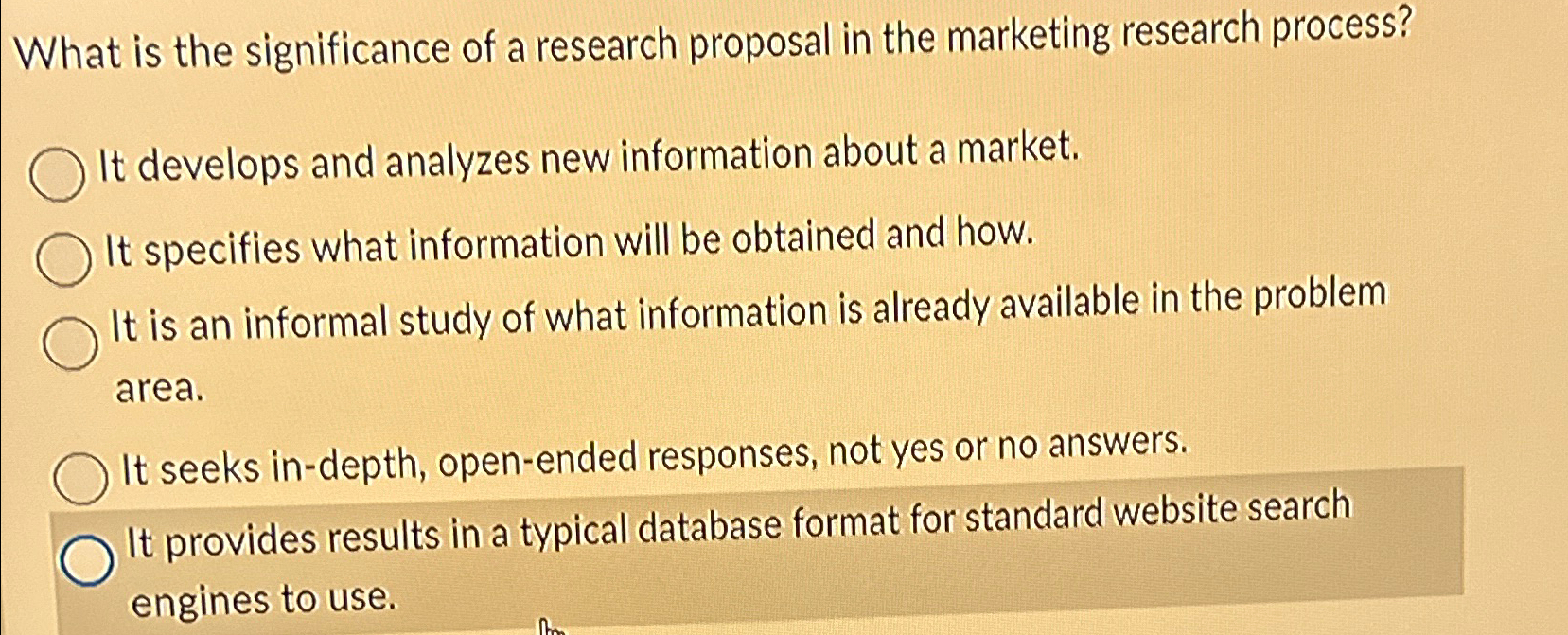 Solved What is the significance of a research proposal in | Chegg.com