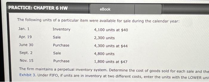 Solved the firm maintains a perpetual inventory system. | Chegg.com