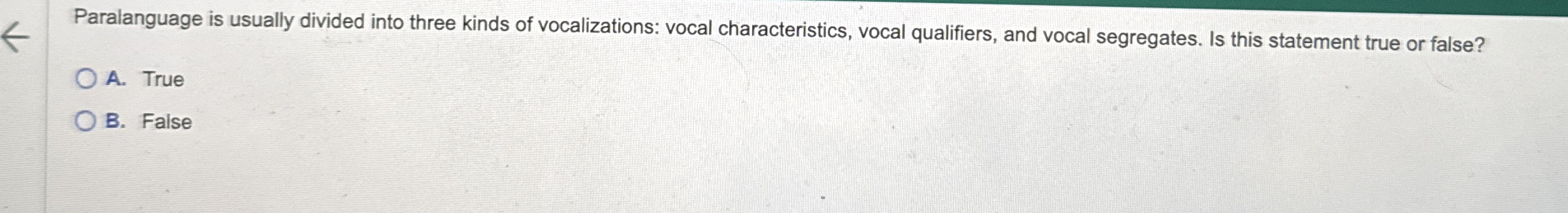 Solved Paralanguage is usually divided into three kinds of | Chegg.com