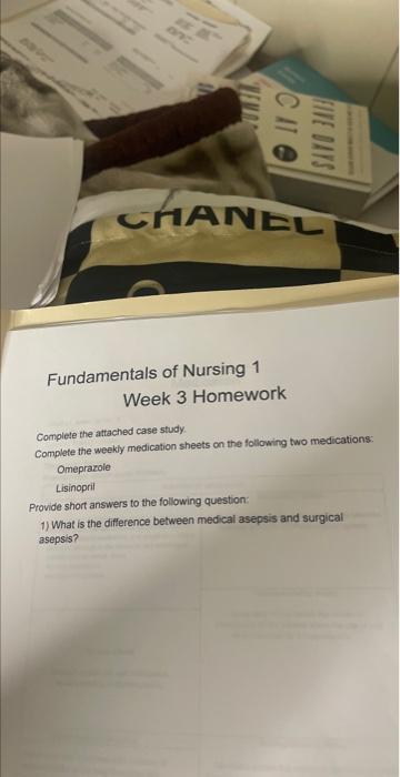 Solved Week 3 Homework Complete the attached case study. | Chegg.com