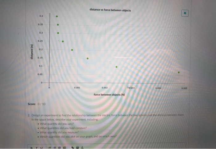 Solved 1. Use this data table and graph to collect and | Chegg.com