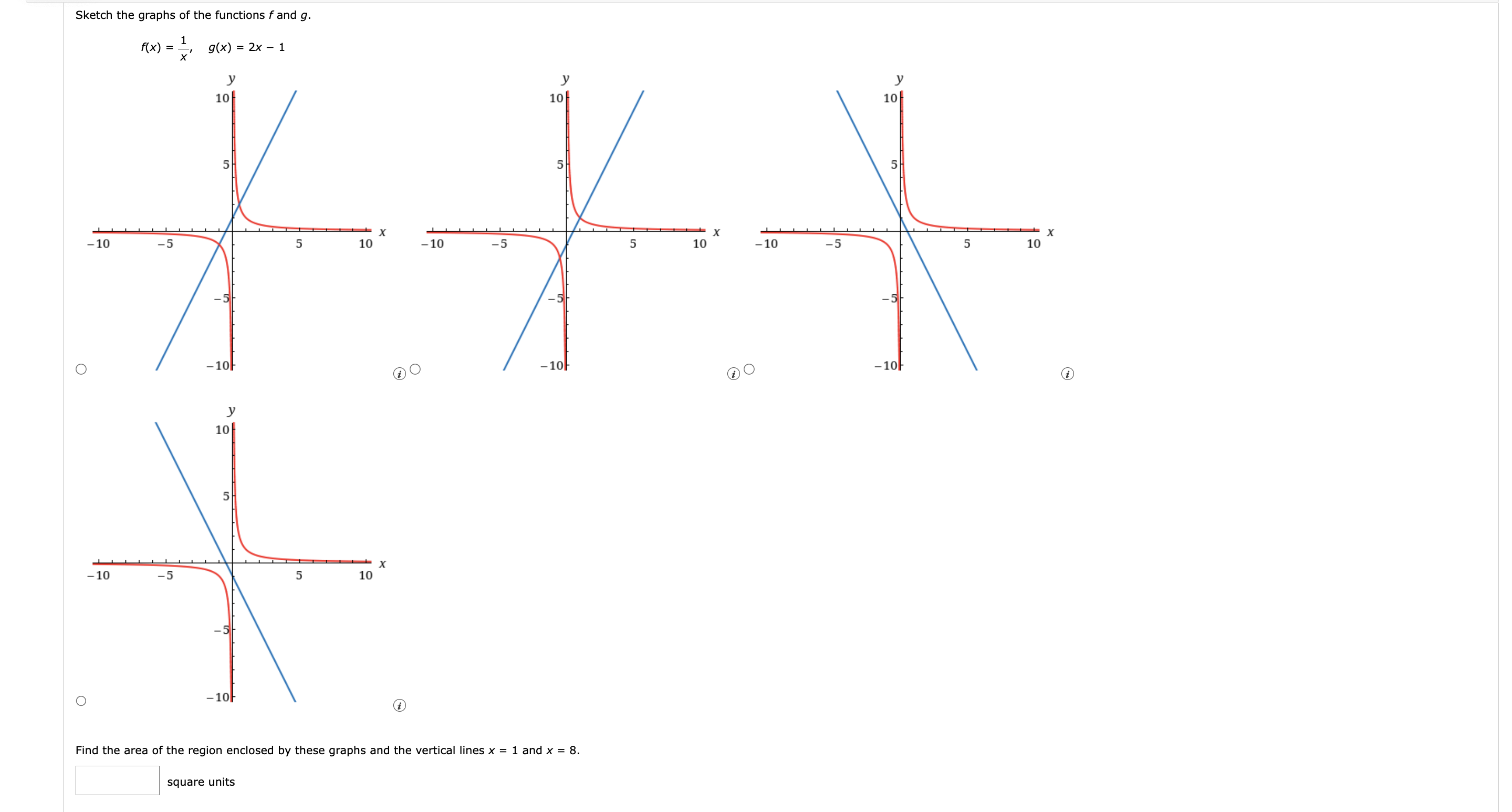 Solved Sketch the graphs of the functions f ﻿and | Chegg.com