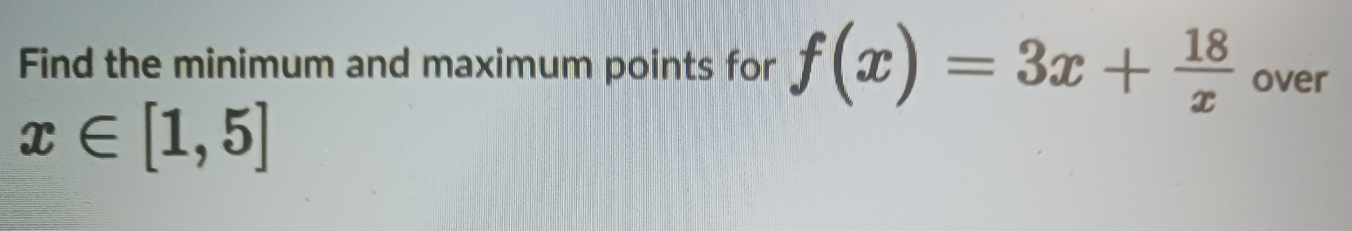 Solved ANSWER FAST PLEASE . ﻿ Find the minimum and maximum | Chegg.com