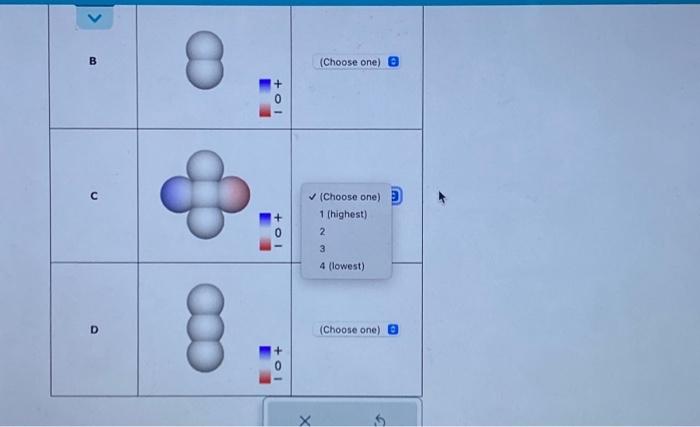 Solved Molecules of four imaginary substances are sketched | Chegg.com
