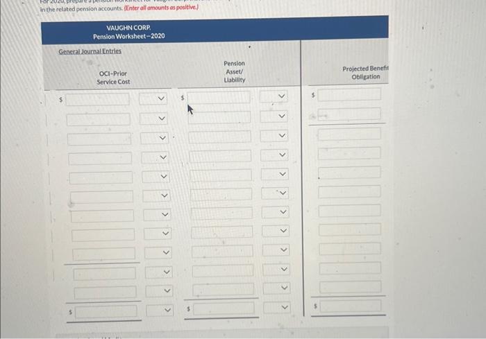 Solved The fullswhes sefined penaion data of Vmuchn Cora | Chegg.com