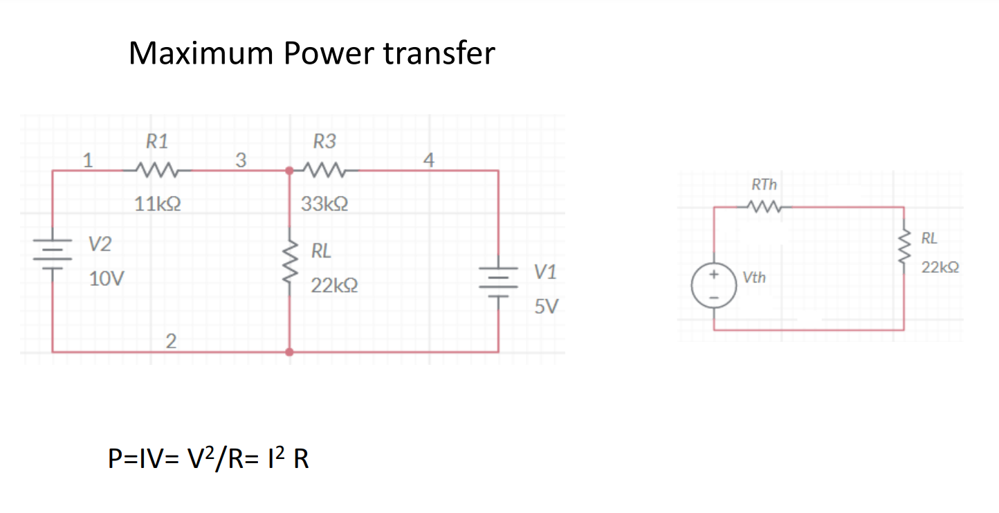 Solved use multisim plz Maximum Power Transfer Theorem:In a | Chegg.com