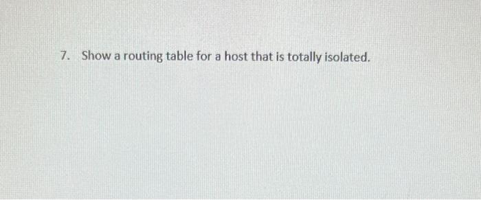 Solved 2. In Firure 1, find the routing table for router R3. | Chegg.com