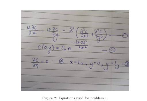 Figure 2: Equations used for problem 1. ﻿Problem | Chegg.com