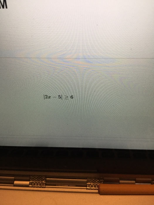 Solved 12x - 5 > 6 | Chegg.com