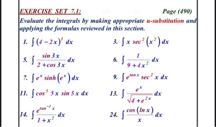 Solved Evaluate the integrals by making appropriate | Chegg.com