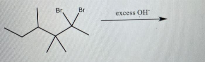 Solved Br Br excess OH w 1.03 2. Zn. H2O Cl2 Br. Br | Chegg.com