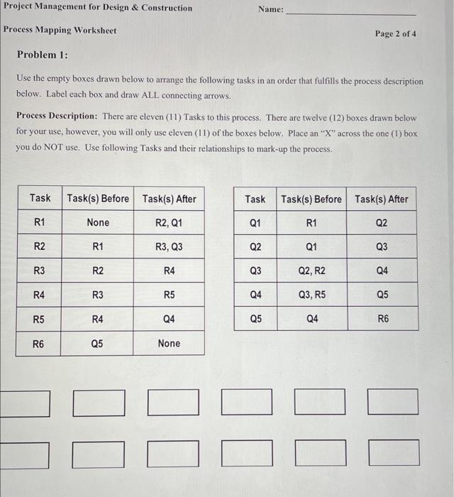 Project Management for Design \& Construction Name: | Chegg.com