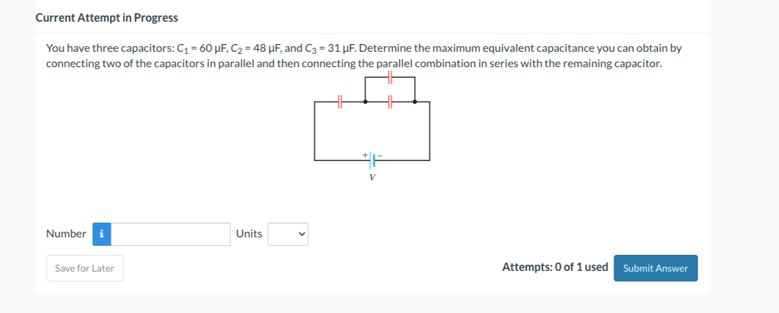 Solved help solve this questionYou have three capacitors: | Chegg.com