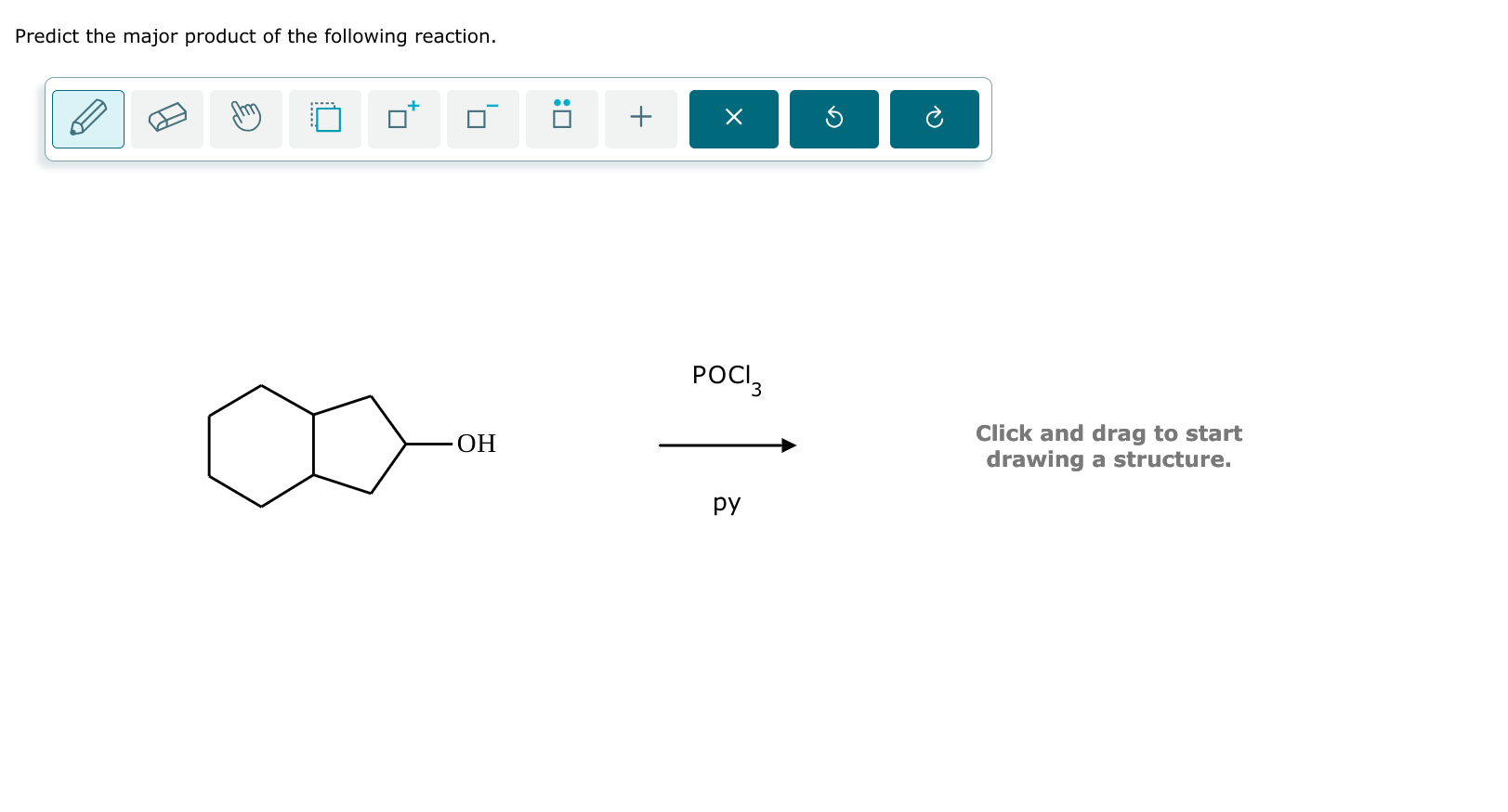 Solved Predict the major product of the following reaction. | Chegg.com