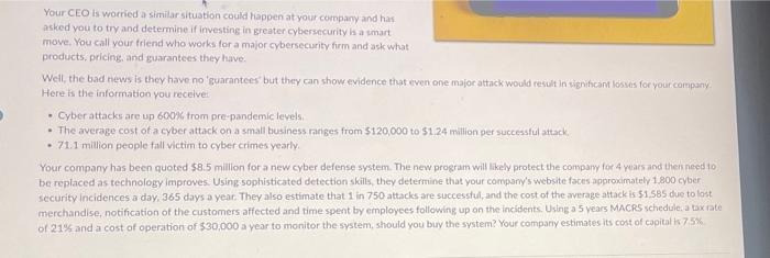 Solved need it asap please use excel and word for | Chegg.com