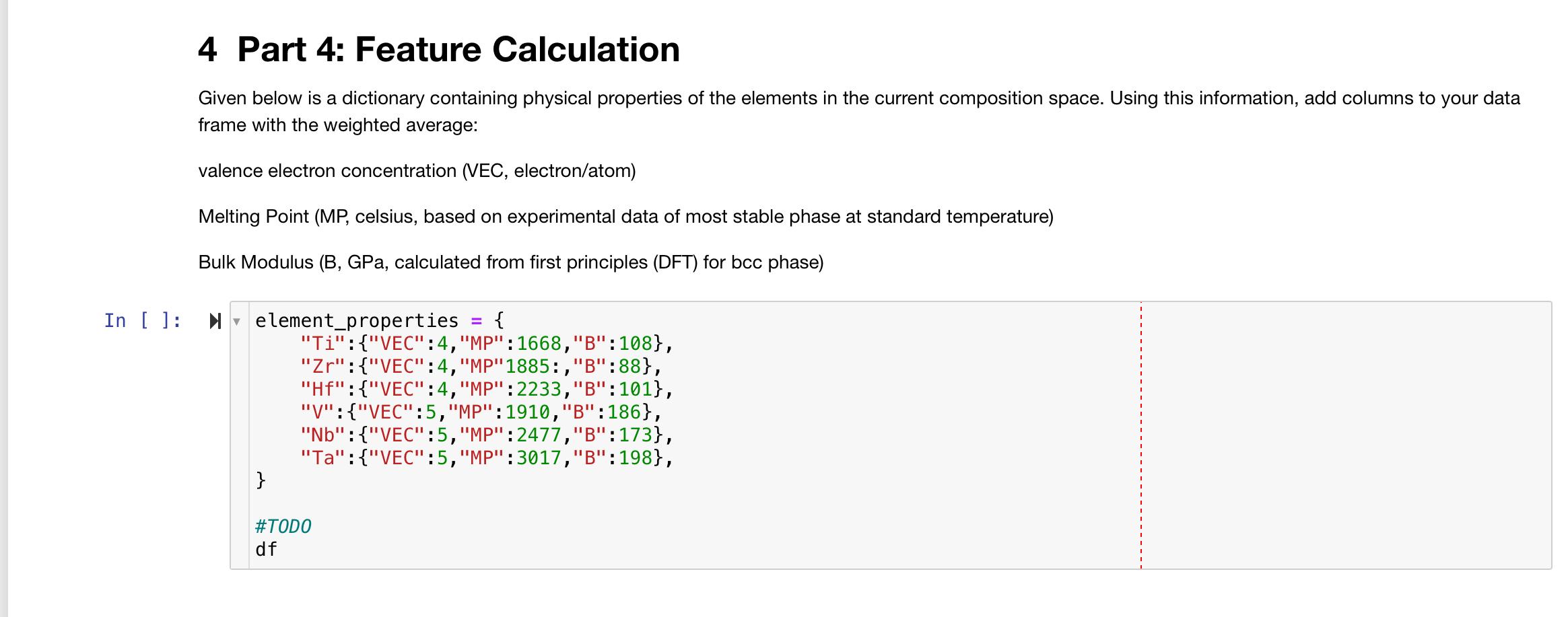 Solved 4 ﻿Part 4: Feature CalculationGiven below is a | Chegg.com