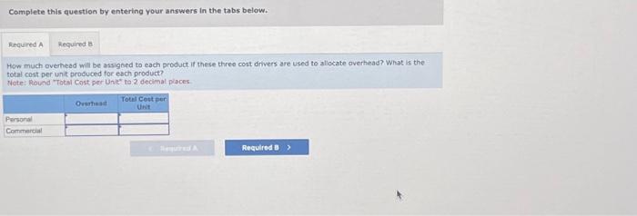 Solved Exercise 9-41 (Algo) Activity-Based versus | Chegg.com