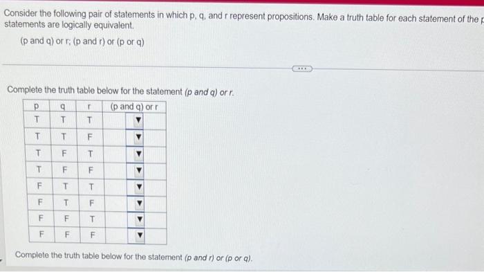 Solved Consider the following pair of statements in which | Chegg.com