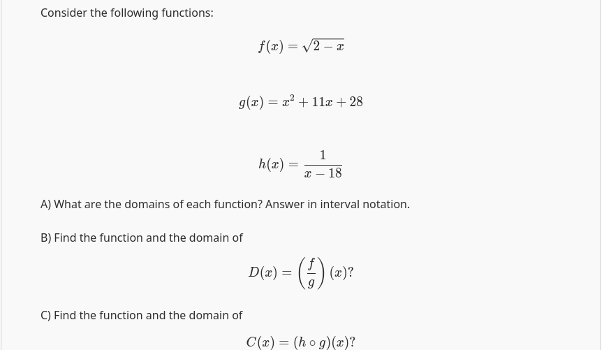 Solved Consider the following | Chegg.com