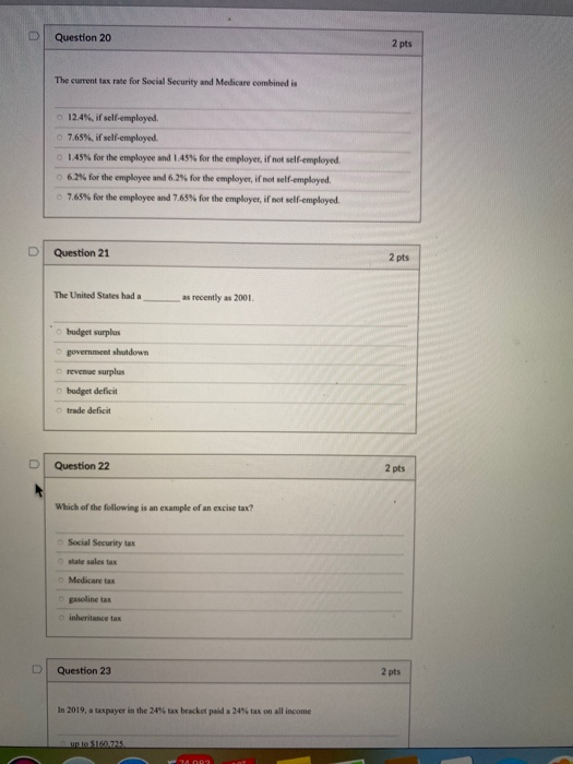 Solved Question 20 2 Pts The Current Tax Rate For Social Chegg solved-question-20-2-pts-the-current-tax-rate-for-social-chegg
