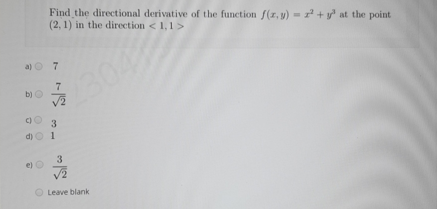 Solved Find the directional derivative of the function | Chegg.com