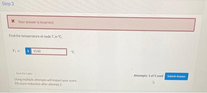 Solved Steady-state temperatures at selected nodal points of | Chegg.com